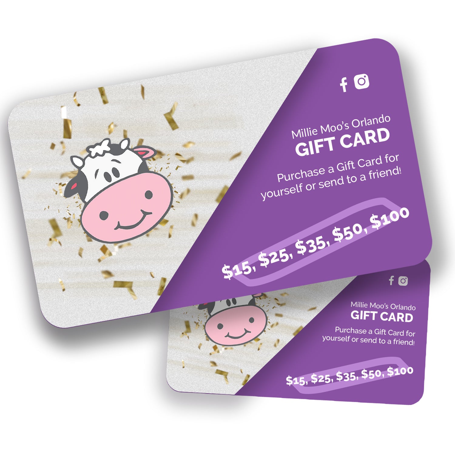 Millie Moos Gift Card – Millie Moo's Orlando